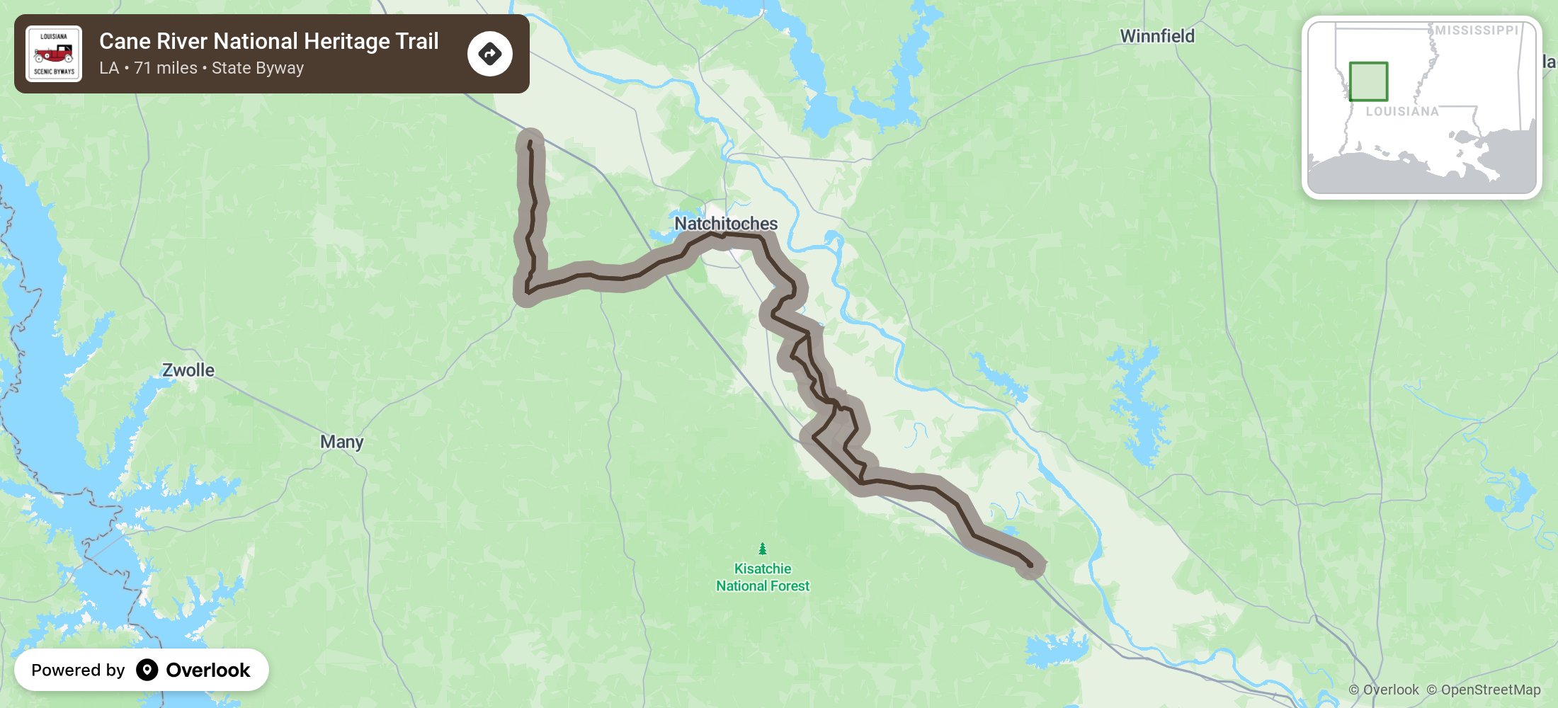 Cane River National Heritage Trail - America's Scenic Byways - Overlook ...