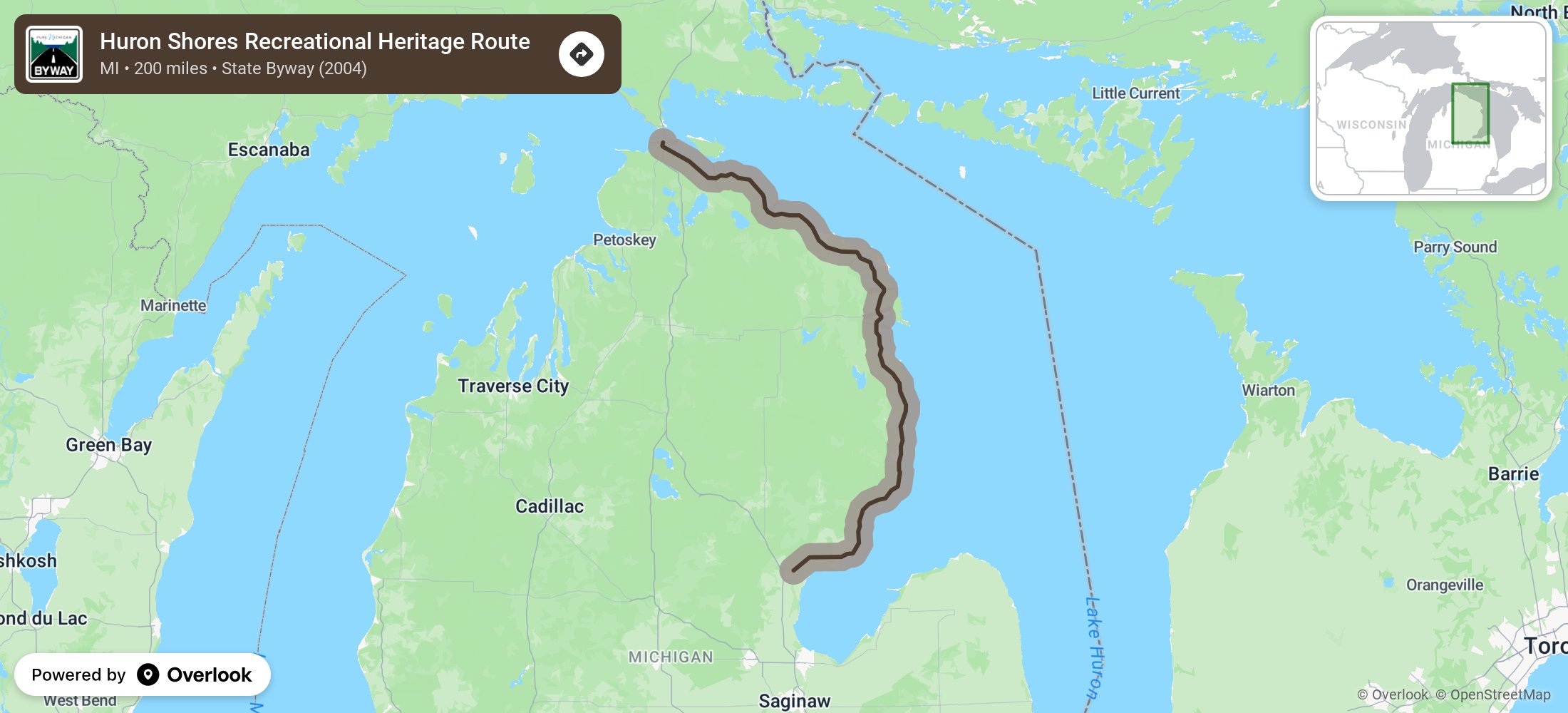Huron Shores Recreational Heritage Route - America's Scenic Byways ...