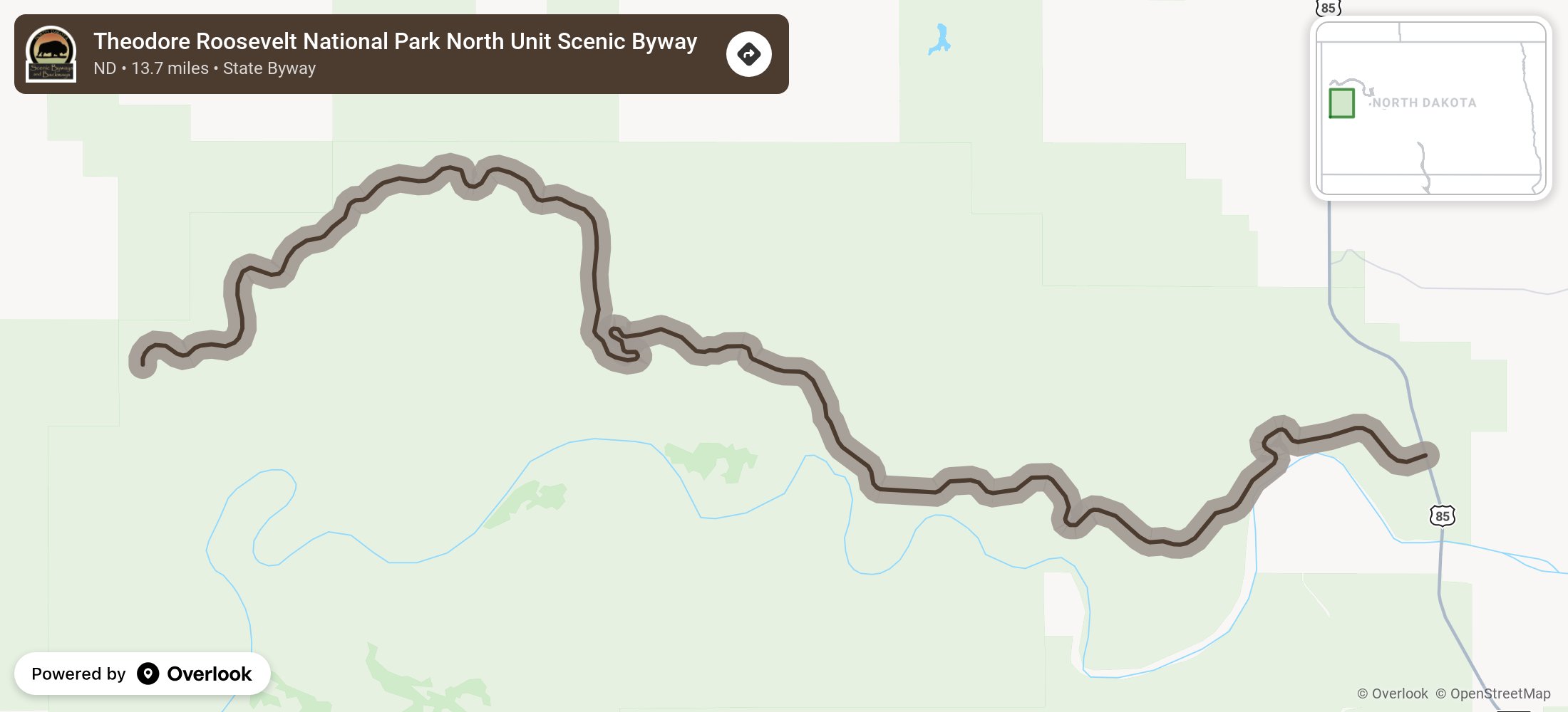 Theodore Roosevelt National Park North Unit Scenic Byway - America's ...