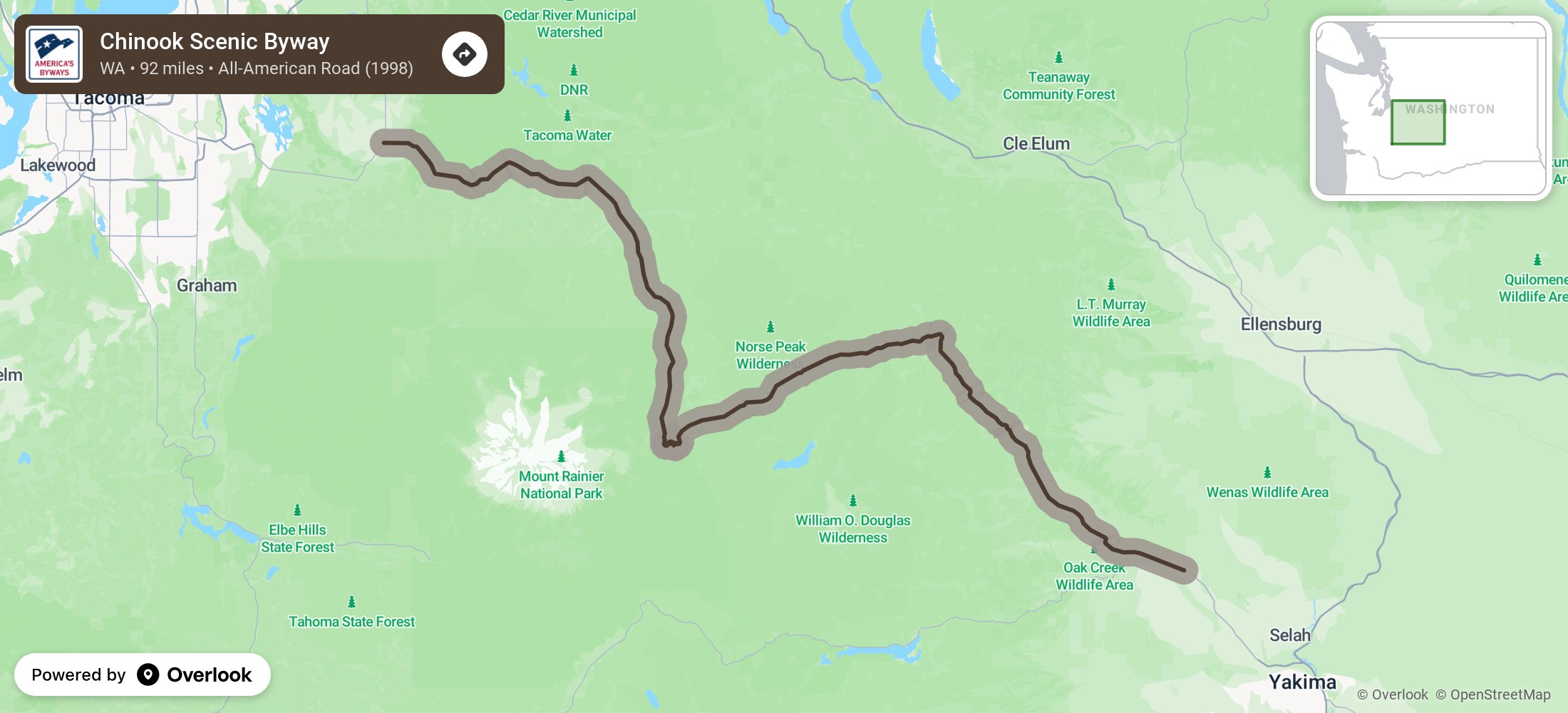 Chinook Scenic Byway on OverlookMaps.com