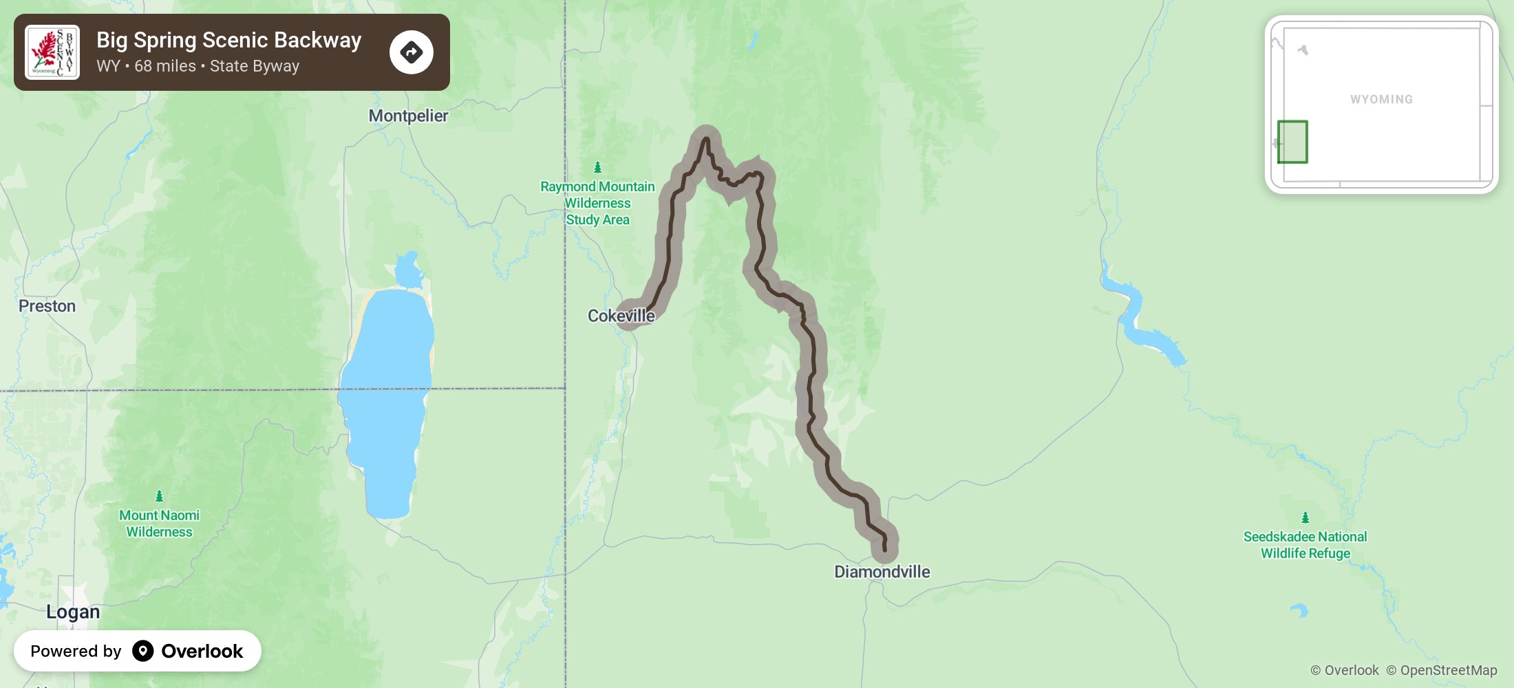Big Spring Scenic Backway on OverlookMaps.com