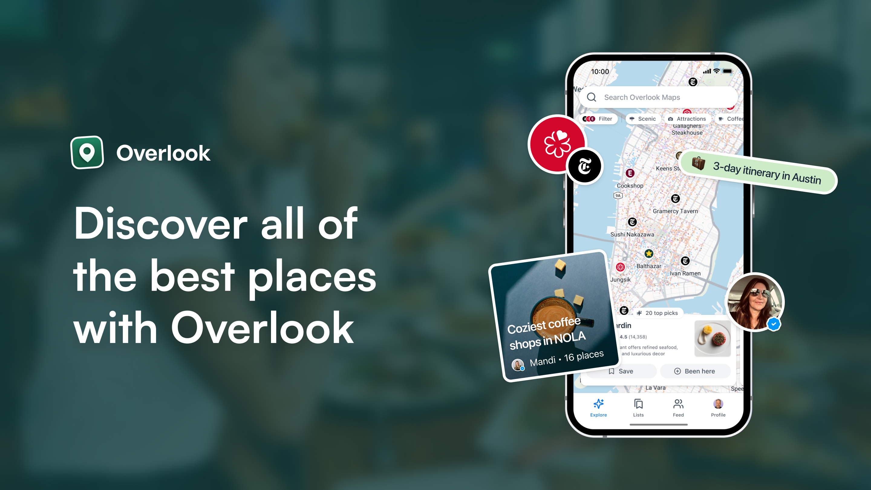 Overlook: Discover great food and attractions from trusted sources and ...